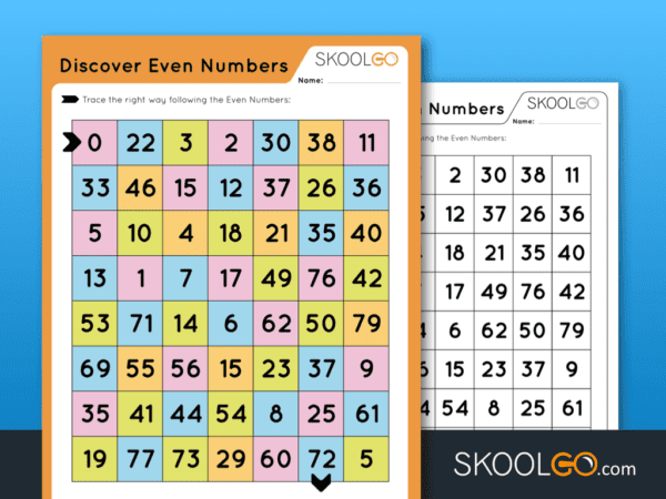 Even Numbers Labyrinth - SKOOLGO