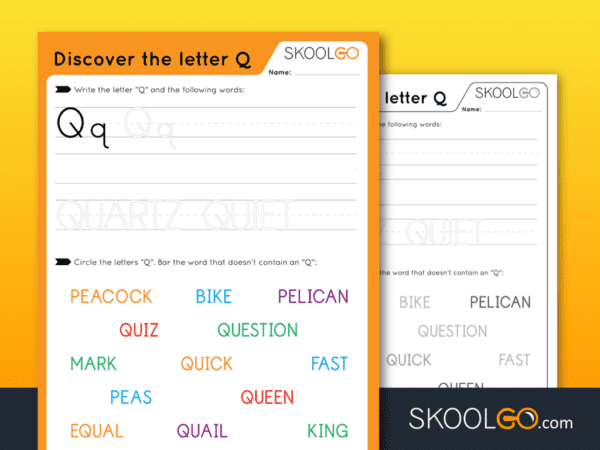 Discover The Letter Q - SKOOLGO