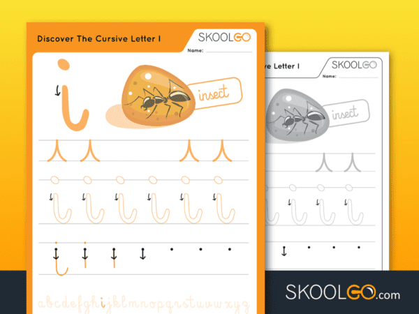 Discover The Cursive Letter I - SKOOLGO