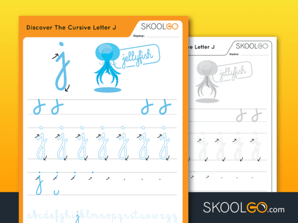 Discover The Cursive Letter J - SKOOLGO