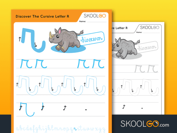 Discover The Cursive Letter R - SKOOLGO