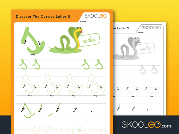 Discover The Cursive Letter S - SKOOLGO