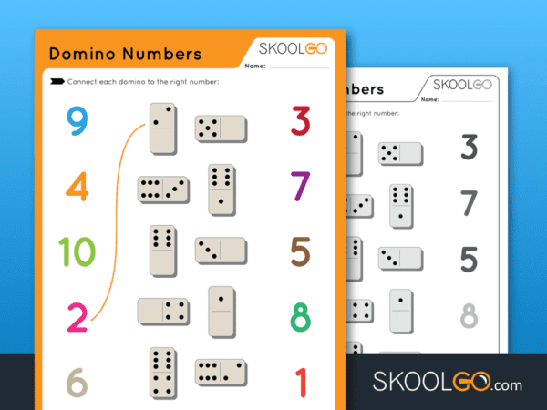 Domino Numbers - SKOOLGO