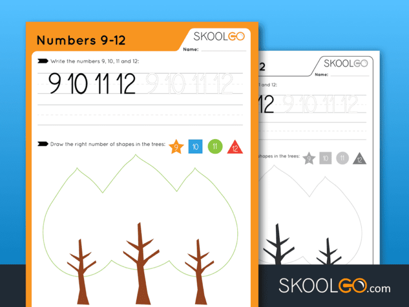 Numbers 9-12 - SKOOLGO