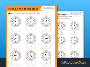 Telling Time to the Hour - SKOOLGO