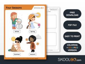 Four Seasons - Free Worksheet - SKOOLGO