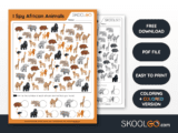 I Spy African Animals - Free Worksheet - SKOOLGO