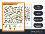 I Spy Dinosaurs - Free Worksheet - SKOOLGO