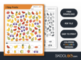 I Spy Fruits - Free Worksheet - SKOOLGO
