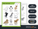 Polar Animals - Free Worksheet - SKOOLGO