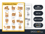 Prepositions of place - Free Worksheet - SKOOLGO