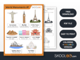 World Monuments 1 - Free Worksheet - SKOOLGO
