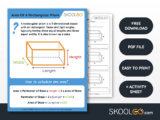 Area of a Rectangular Prism - Free Worksheet - SKOOLGO