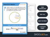 Area of a Sector - Free Worksheet for Kids - SKOOLGO