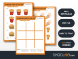Healthy Food Tic-Tac-Toe - Free Game for kids - SKOOLGO