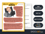 Who Is Stephen Hawking? - Free Worksheet for Kids - SKOOLGO