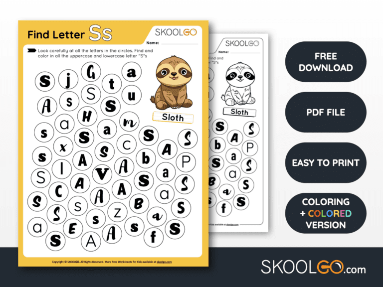 Discover The Letter S - SKOOLGO