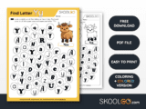 Find Letter I - Free Worksheet for Kids - SKOOLGO