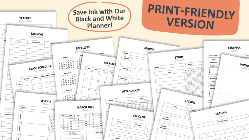 2024-2025 Teacher Planner Bundle - SKOOLGO
