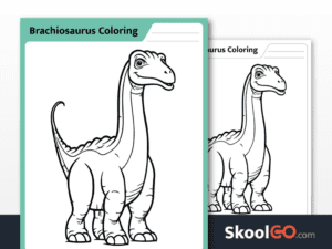Free Dinosaur Coloring Page for Grades PK–2 - SKOOLGO