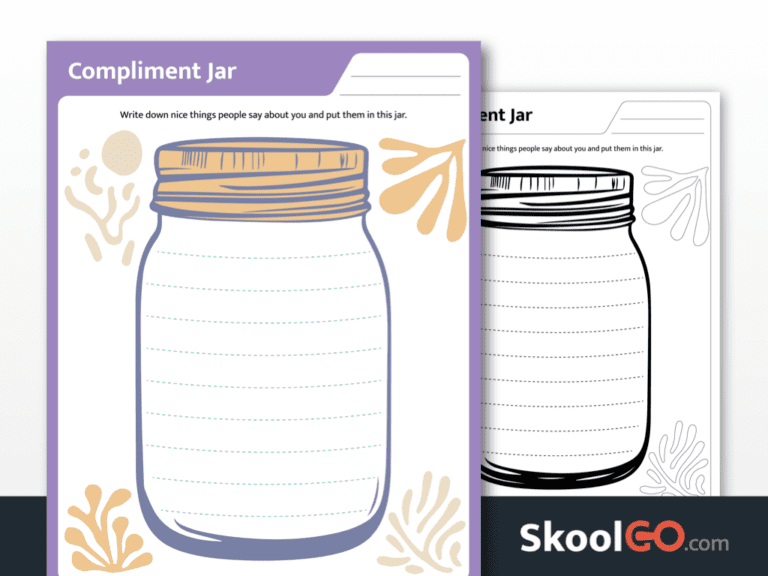 Free Printable Compliment Jar for Kids – Download Now - SKOOLGO