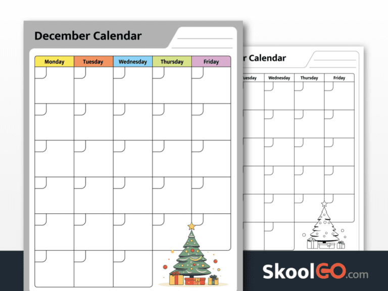 Free April Calendar Worksheet Printable PDF for Kids - SKOOLGO