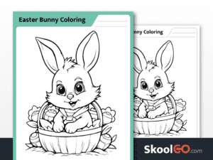 Free Easter Bunny Coloring Page for Kids – PDF Download
