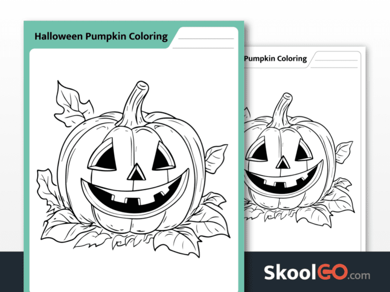Free Halloween Pumpkin Coloring Sheet for Kids