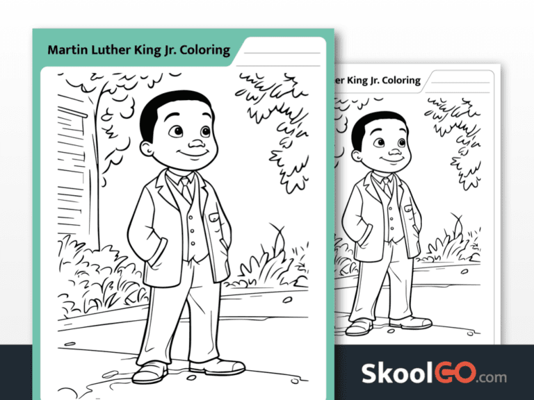 Free Martin Luther King Jr. Coloring Page for Kids