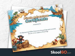 Free Pirate Adventure Certificate Template (Printable PDF)